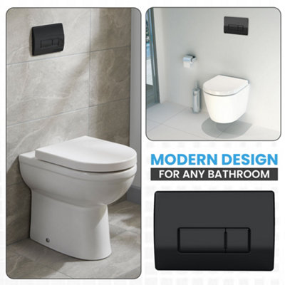 Toilet Flush Button Replacement, Dual Button Toilet Flush Plates ...