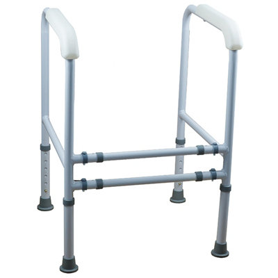 TOILET FRAME SUPPORT STANDING AID SAFETY GRAB HANDLE ADJUSTABLE ELDERLY ...