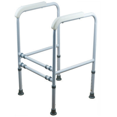 Toilet Frame Support Standing Aid Safety Grab Handle Adjustable Elderly ...