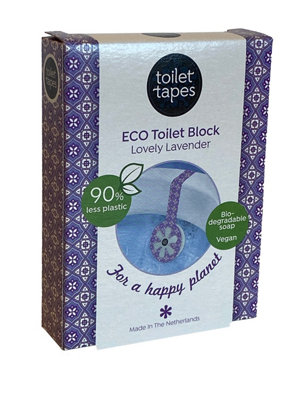 Toilet Tapes pack of 5 ECO toilet blocks. Lovely Lavender fragrance ...