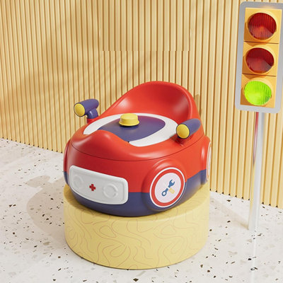 Toilet Trainer with Lid, Toddler Potty Chair with Soft Seat, Removable ...