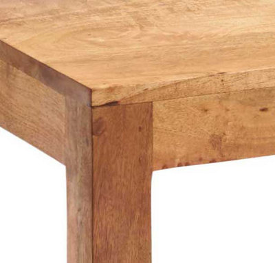 Toko Light Mango Large Dining Table - Solid Mango Wood - L90 x W180 x H76 cm