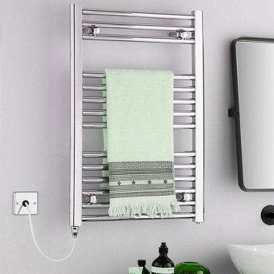 Tokyo Electric Towel Rail Radiator 800x500, Chrome
