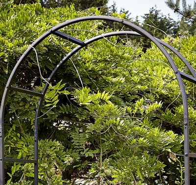 Tom Chambers Classic Metal Garden Arch 110cm Wide Garden Rose Arch