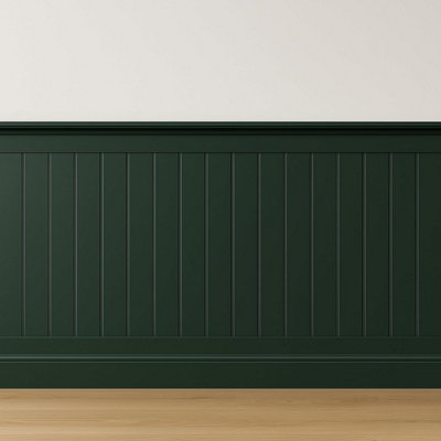 Tongue & Groove MDF Wall Panels Adhesive V-Groove Paintable 3D ...