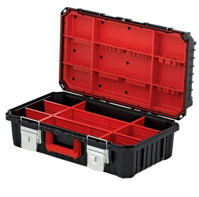 Tool Storage Box Carry Case Heavy Duty Plastic 25kg Load Capacity Organizer