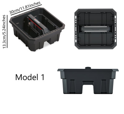 Tool Storage Tote Tray Heavy Duty Caddy Holdall Deep Compartment 3 ...