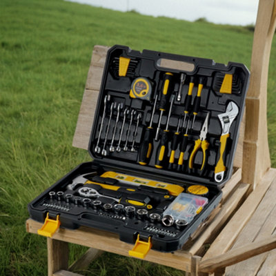 Toolbox Storage Case Socket Wrench Mixed Tool Set Hand Tool Kit 108 ...