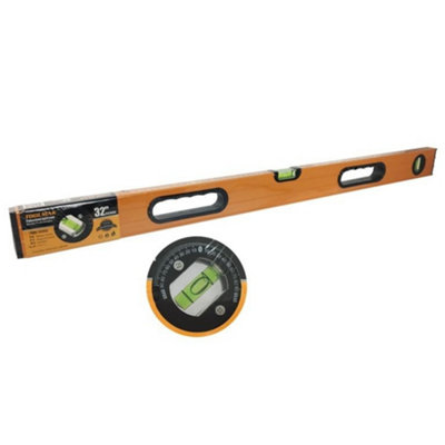 Toolmak Professional Spirit Level Yellow/Black (24in)