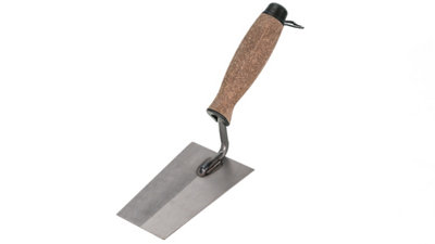 Toolty Bucket Trowel with Cork Handle 130mm Grinded Carbon Steel for ...