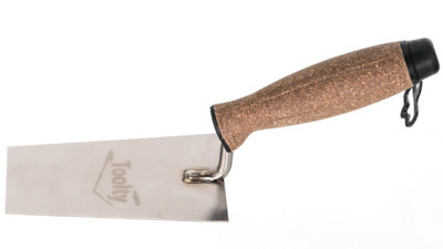 Toolty Bucket Trowel with Cork Handle 130mm Stainless Steel for ...