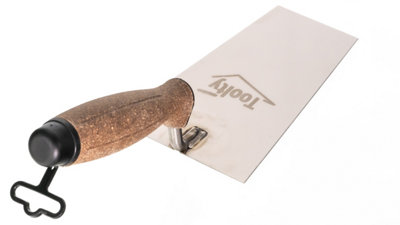 Toolty Bucket Trowel with Cork Handle 150mm Stainless Steel for ...