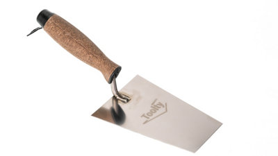 Toolty Bucket Trowel with Cork Handle 150mm Stainless Steel for ...