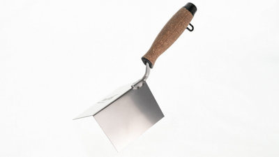 Toolty Corner Lining External Angled Trowel with Cork Handle 120x60mm ...