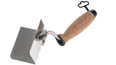 Toolty Corner Lining External Angled Trowel with Cork Handle 80x60mm ...