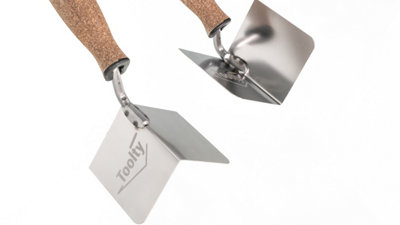 Toolty Corner Lining Internal and External Angled Trowel with Cork ...