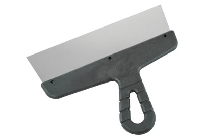 Toolty Filling Taping Spatula with Plastic Handle 250mm Stainless Steel ...