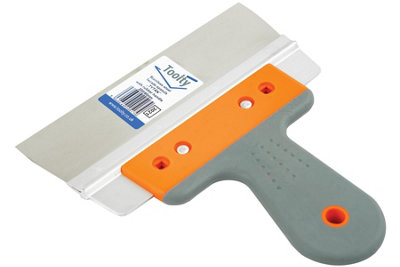 Toolty Filling Taping Spatula with Rubber Handle on Aluminium Profile ...