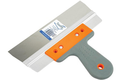 Toolty Filling Taping Spatula with Rubber Handle on Aluminium Profile ...