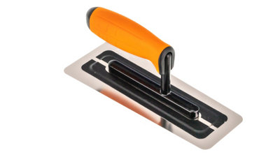 Toolty Flexible Venetian Trowel with Rubber Handle on Aluminium Foot ...