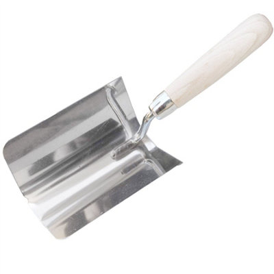 Toolty Margin Plastering Trowel Semicircular Shaped Trowel with Rubber ...