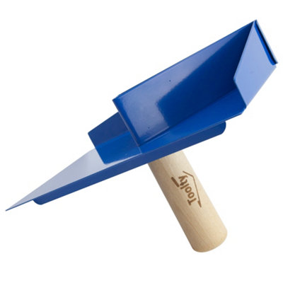 Toolty Mortar Holder Device Hawk with Wooden Handle Powder Coated ...