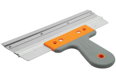 Toolty Notched Squeegee with Rubber Handle 280mm Stainless Steel for ...