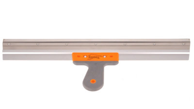 Toolty Notched Squeegee with Rubber Handle 560mm Stainless Steel for ...