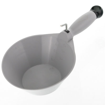 Toolty Plastic Scoop Masonry Pan - 165mm Gray - PVC for Grain Powder ...