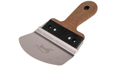 Toolty Profiled Bucket Scoop Trowel with Soft Grip Cork Handle 165mm ...