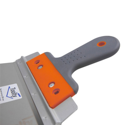 Toolty Profiled Bucket Scoop Trowel with Soft Grip Handle 200mm ...