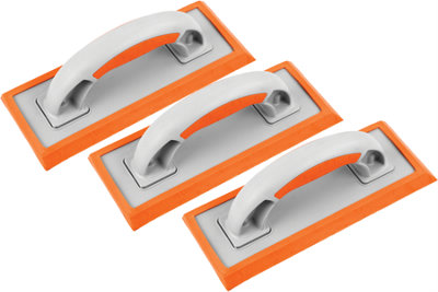 Toolty Rubber Grouting Float 250x95mm Set 3PCS Replaceable Rubber Two ...