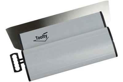 Toolty Skimming Spatula Plastering Darby with Plastic Handle 250mm (10 ...