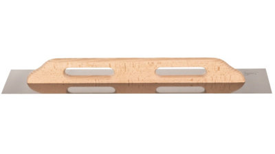 Toolty Smooth Trowel with Wooden Handle 780mm Stainless Steel for ...