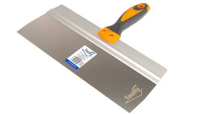 Toolty Stainless Steel Spatula Taping Filling with Rubber Handle and ...
