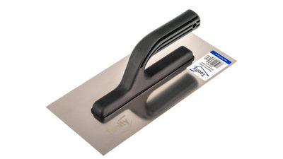 Toolty Stainless Steel Trowel with Plastic Handle 270mm for Smoothing ...