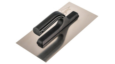 Toolty Stainless Steel Trowel with Plastic Handle 270mm for Smoothing ...