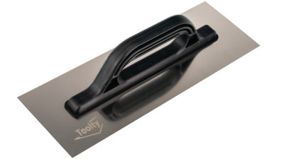 Toolty Stainless Steel Trowel with Plastic Handle 380mm for Smoothing ...