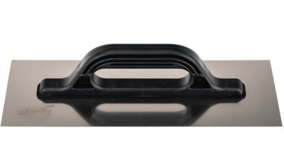 Toolty Stainless Steel Trowel with Plastic Handle 380mm for Smoothing ...