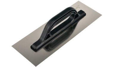Toolty Stainless Steel Trowel with Plastic Handle 380mm for Smoothing ...