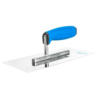 Toolty Stainless Steel Trowel with Rubber Handle on Aluminium Foot ...