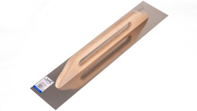 Toolty Stainless Steel Trowel with Wooden Handle 580mm for Smoothing ...