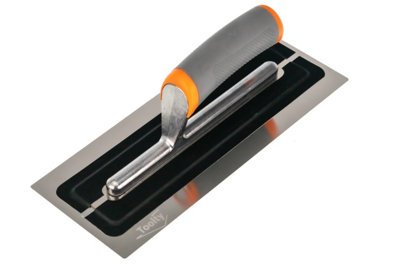 Toolty Ultra Flexible Finishing Stainless Steel Trowel with Soft Grip ...