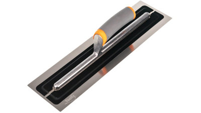 Toolty Ultra Flexible Finishing Stainless Steel Trowel with Soft Grip ...