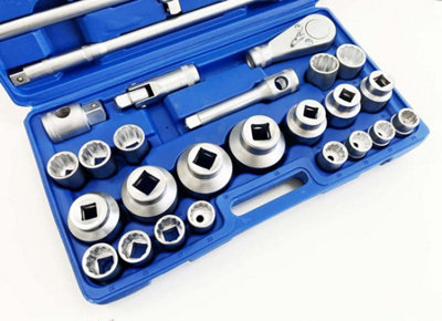 TOOLZONE 26PC 3/4" & 1" SOCKET SET