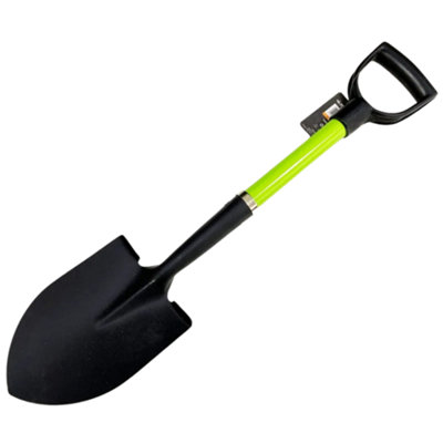 Toolzone 28" Mini Shovel Pointed Nose, Fibre Handle, Durable & Lightweight