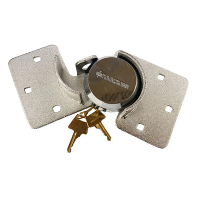 Toolzone 73mm Consealed Steel Shackle Lock & Hasp Heavy Duty Padlock