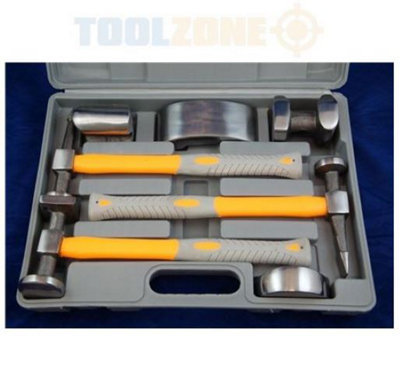 TOOLZONE 7PC 70% FIBRE BODY REPAIR KIT QUALITY