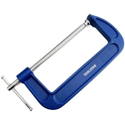 Toolzone 8" Heavy Duty G Clamp Strong Metal Construction