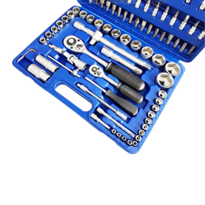 TOOLZONE 94PC SOCKET SET CARBON STEEL